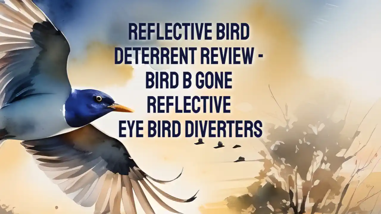 Reflective Bird Deterrent Review - Bird B Gone Reflective Eye